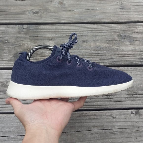 allbirds | Shoes | Women Allbirds Wool Runners Hazy Indigo Navy Blue Running Shoes Sneakers ...